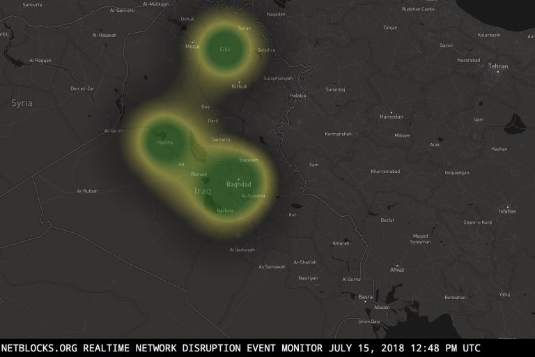 Study shows extent of Iraq internet shutdown and social media ...